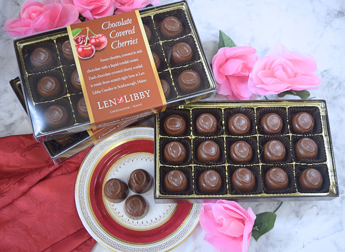 15pc Cherry Cordials Gift Box – Len Libby Candies
