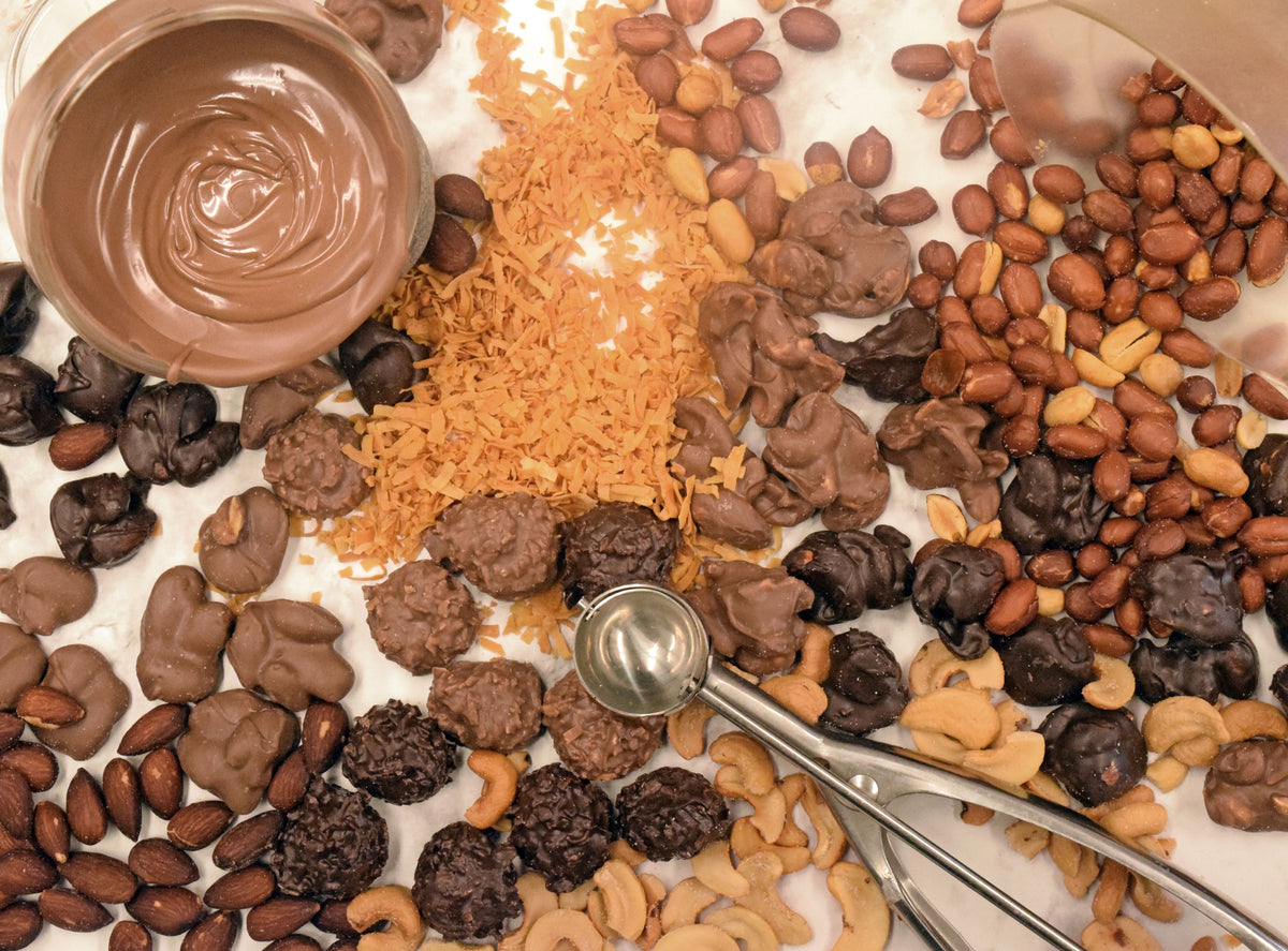 Chocolate Clusters – Len Libby Candies