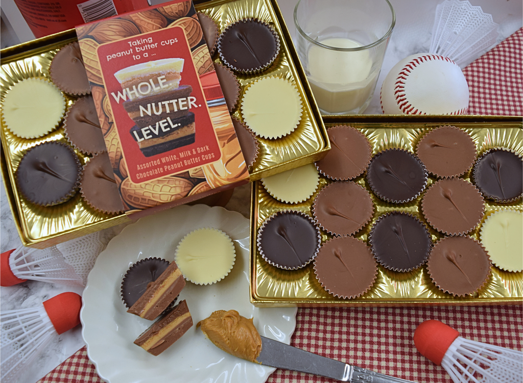 12pc Peanut Butter Cup Gift Box - Whole Nutter Level – Len Libby Candies